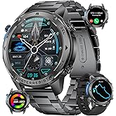 Amazon.com: LIGE GPS Military Smart Watch for Men, Compass Smartwatch with Calling, 170+ Sport ...