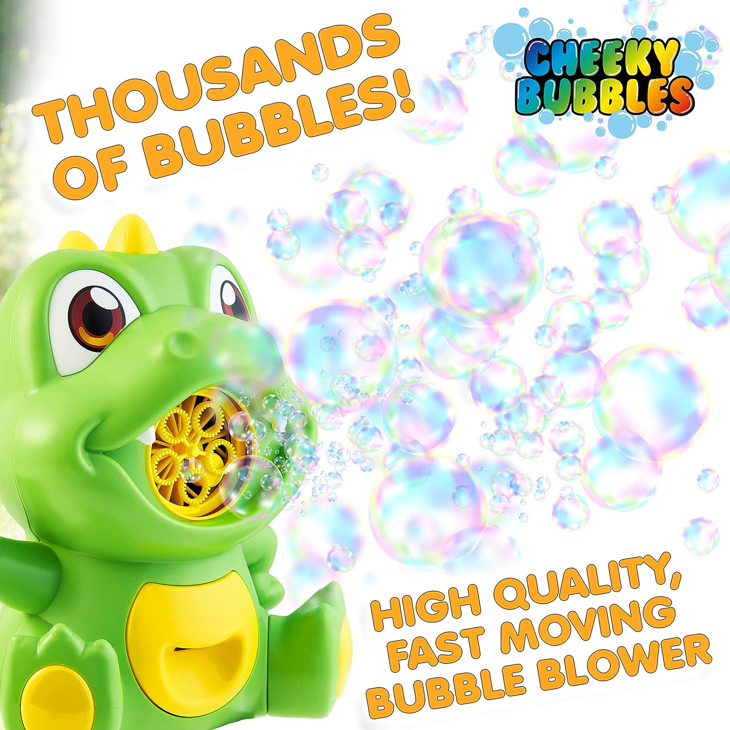 Cheeky Bubbles Bubble Machine, Automatic Bubble Machine for Kids ...