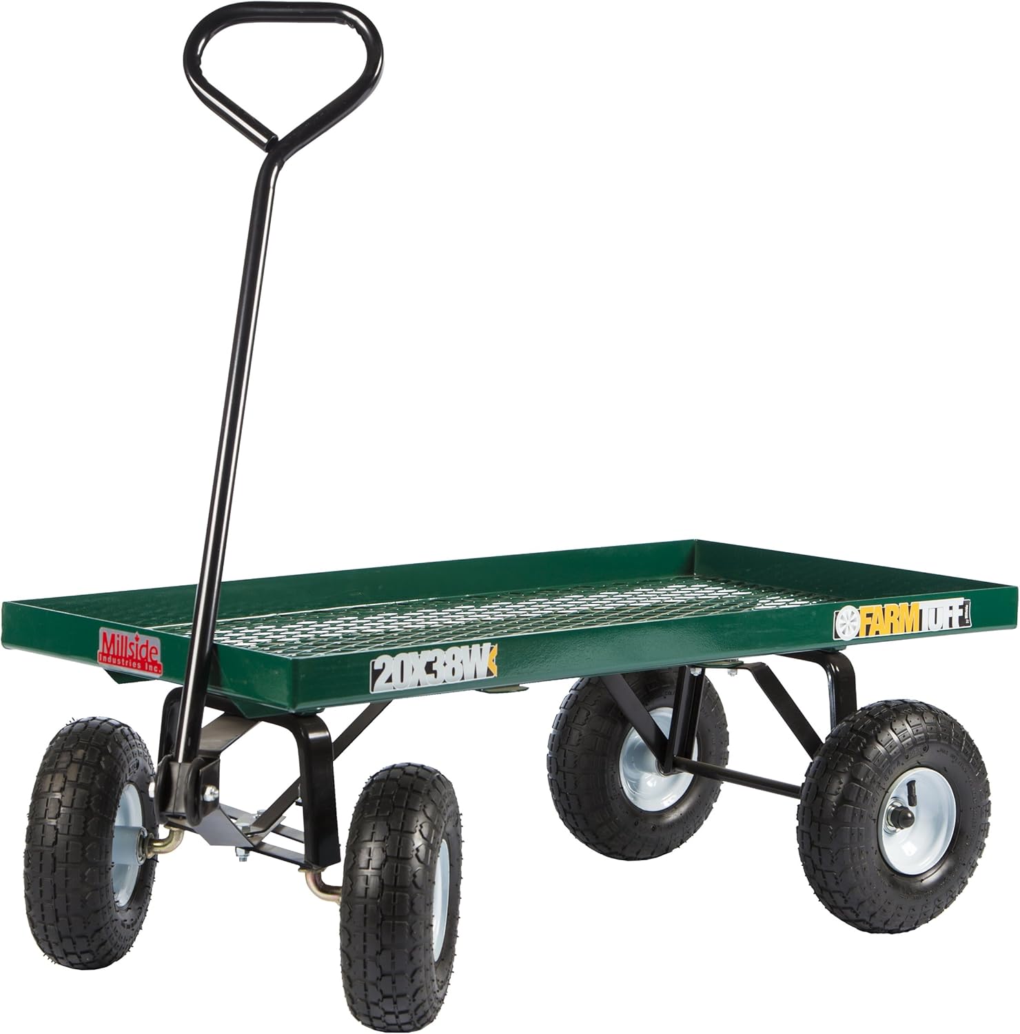 Farm Tuff 20-Inch X 38-Inch Metal Deck Wagon: Amazon.ca: Patio, Lawn ...