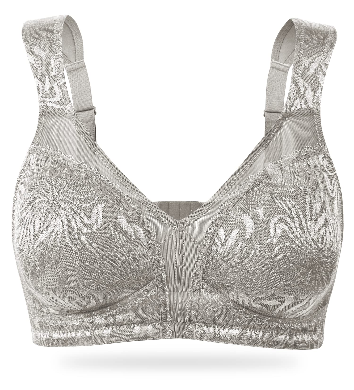 Wingslove Women's Full Coverage Non Padded Comfort Minimizer Wire-Free ...