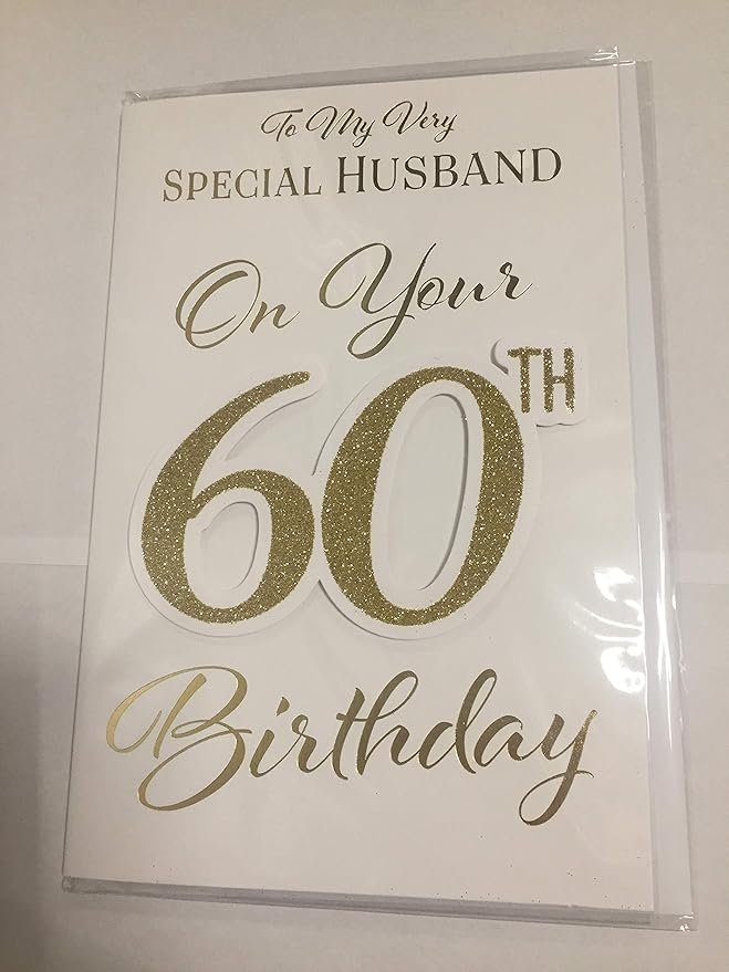 To My Very Special Husband On Your 60th Birthday Card Age 60 60th Sixty 