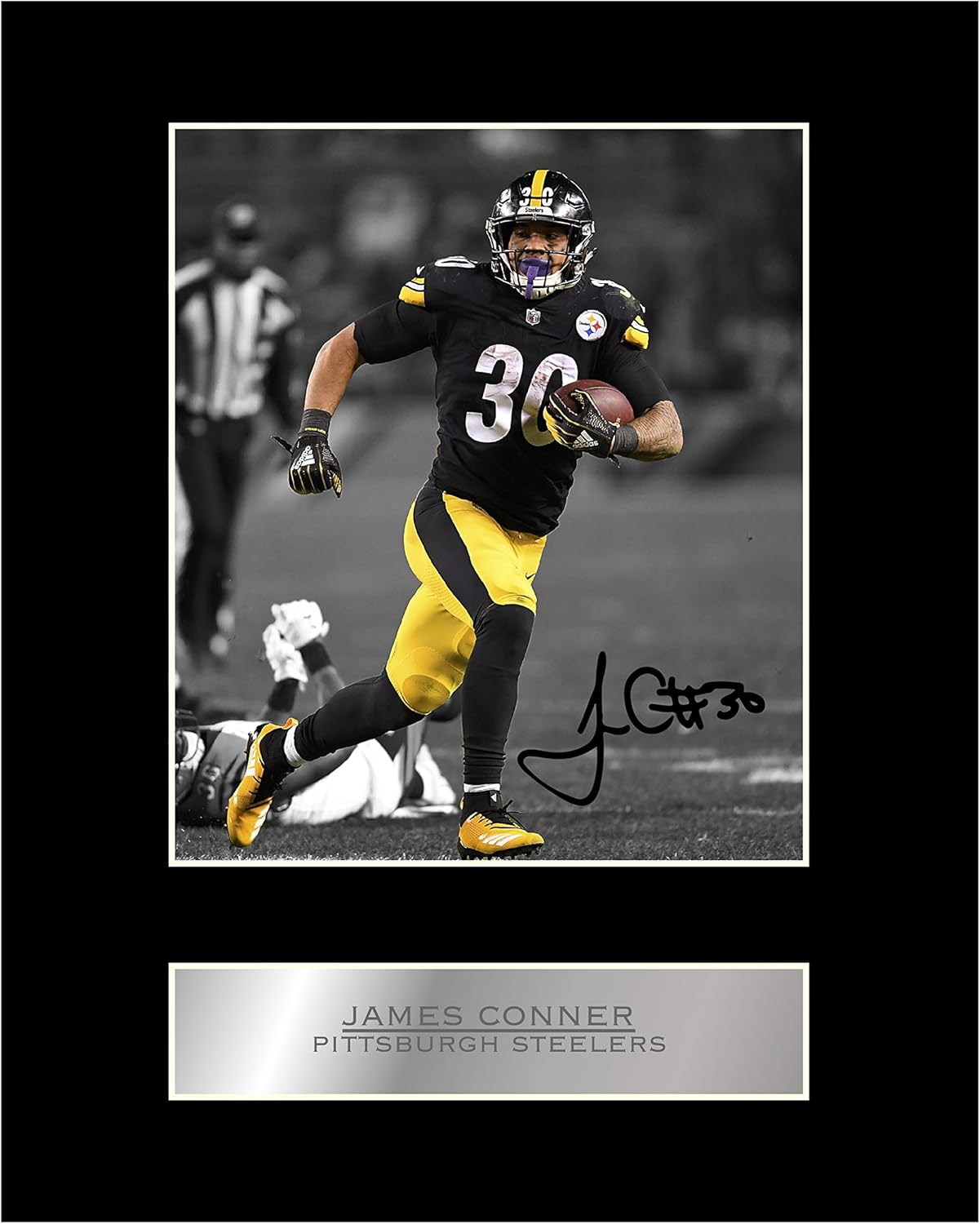 Amazon.com: James Conner Signed Mounted Photo Display Pittsburgh ...