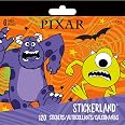 Amazon.com: Disney - Pixar Halloween-MINI STICKERLAND Pads-6 PG Mini ...