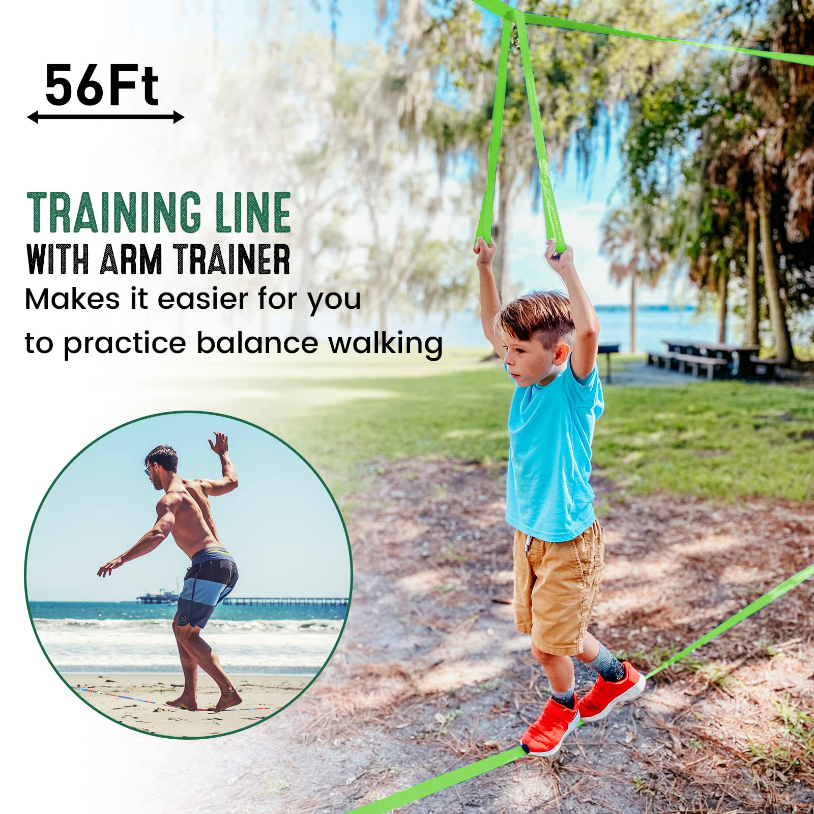 Mua 56FT Ninja Warrior Obstacle Course for Kids with 10 Obstacles - 600 ...