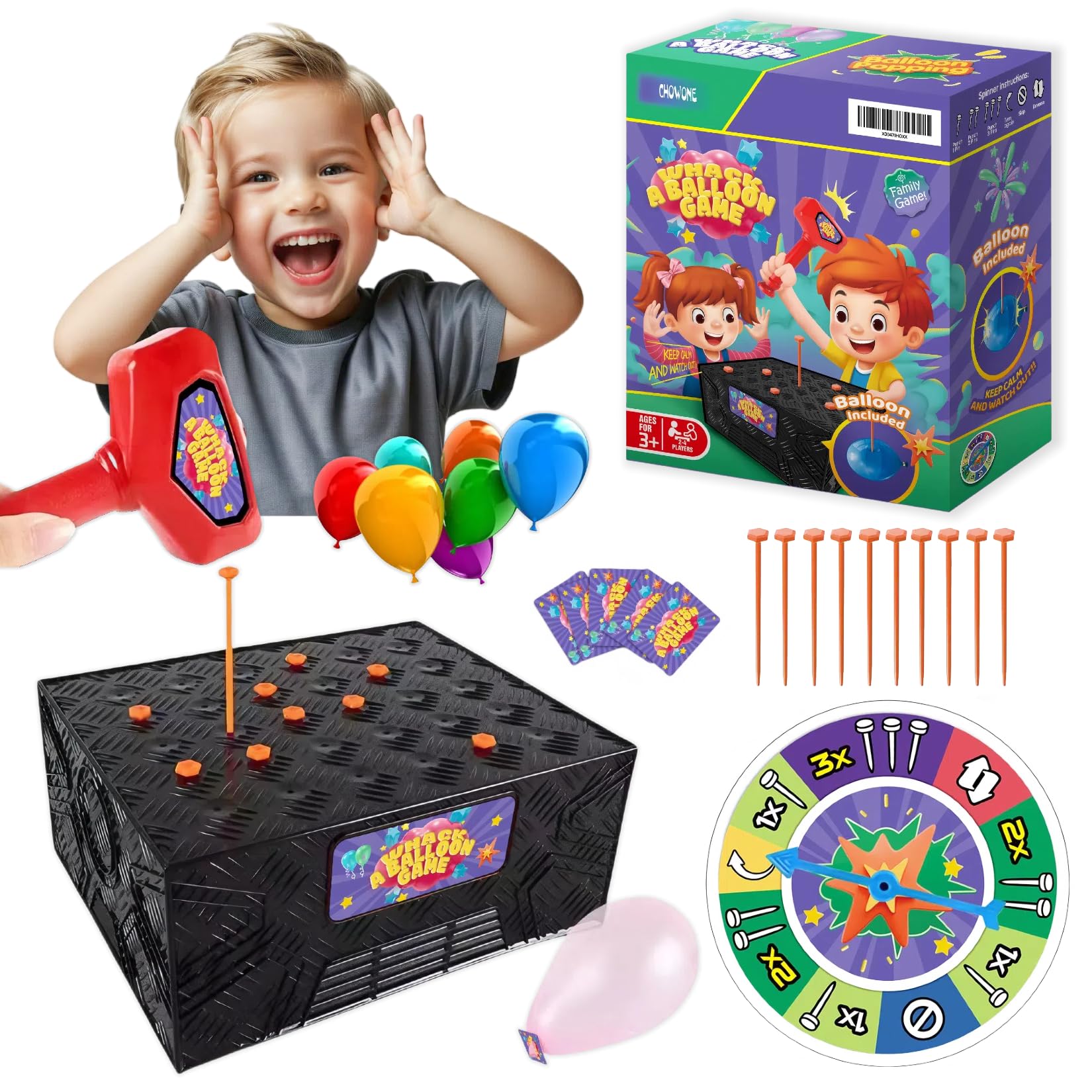 Mua Whack a Balloon Game Bang Popping Balloon Tricky Tabletop Board ...