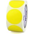 Amazon.com : ChromaLabel 2 Inch Round Label Permanent Color Code Dot ...
