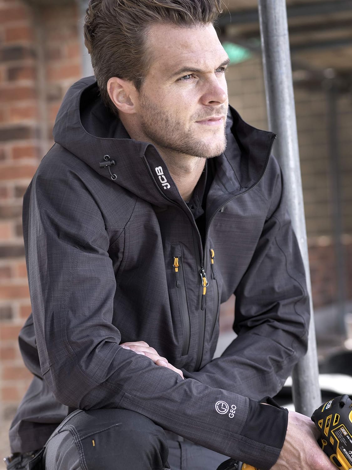 JCB – Work Clothes for Men – Waterproof Work Jacket – 1945 Sitemaster ...