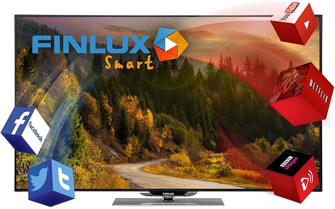 Finlux 55 Inch Smart LED TV Full HD 1080p Freeview HD (55FME242S-T ...