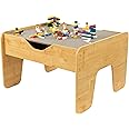 Amazon.com: KidKraft Reversible Wooden Activity Table with Board with ...