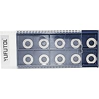 YUFUTOL 1/2 Inch Diameter 12mm Round Replacement Carbide Cutter Insert ...