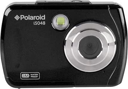 Amazon.com : Polaroid iS048 Waterproof Digital Camera (Black) : Camera ...