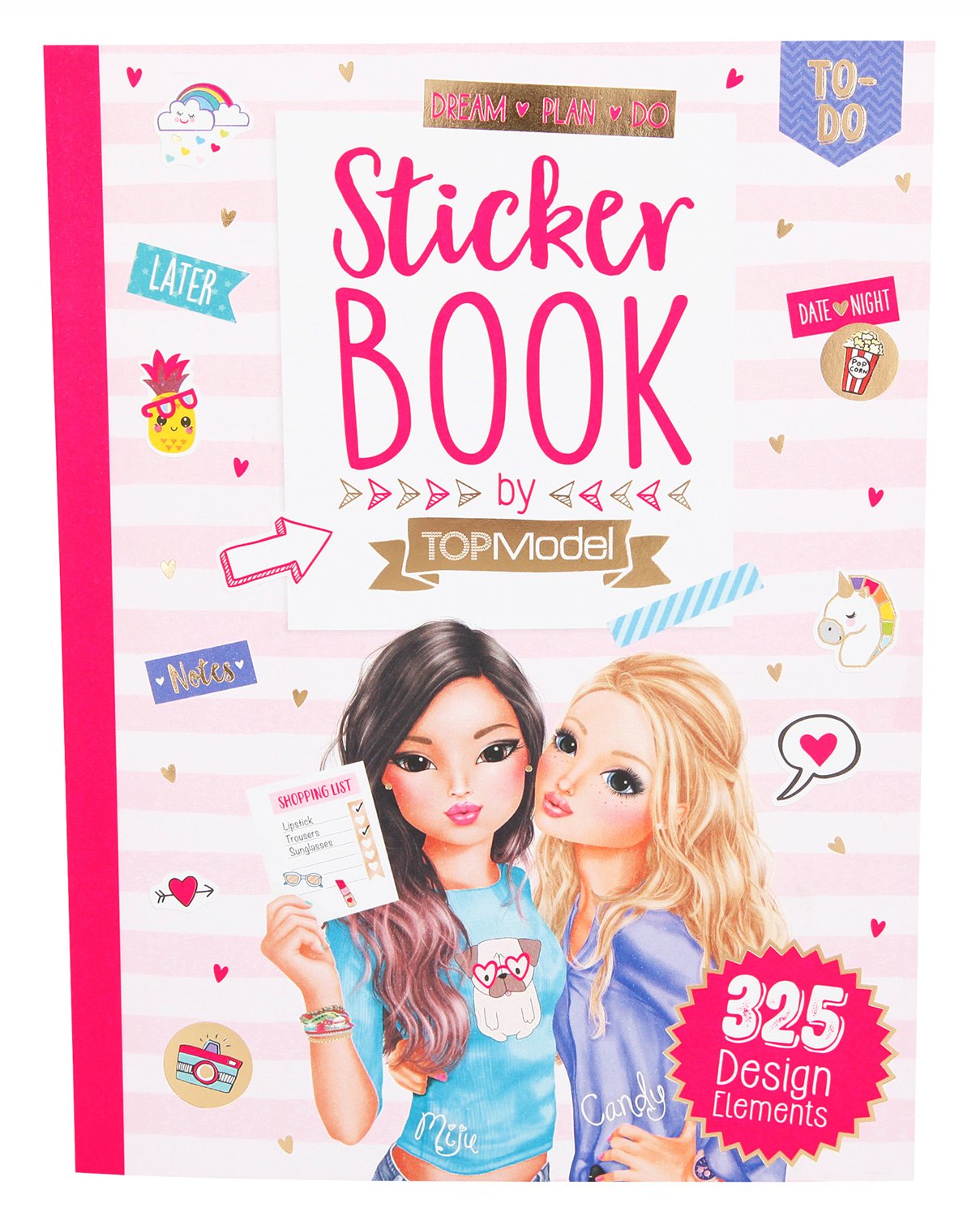 Depesche Top Model Gold 8557 Sticker Book, Multi-Colour: Amazon.co.uk ...