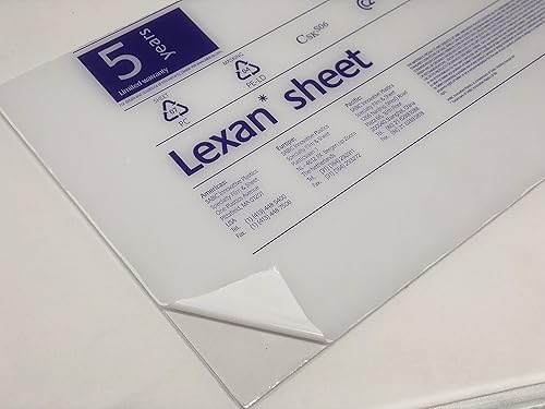 Polycarbonate Lexan Sheet Clear 1/8" x 30" x 48" - Thermoforming in ...