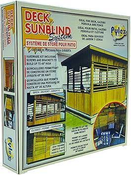 Pylex 11060 Deck sunblind System Black: Amazon.co.uk: DIY & Tools