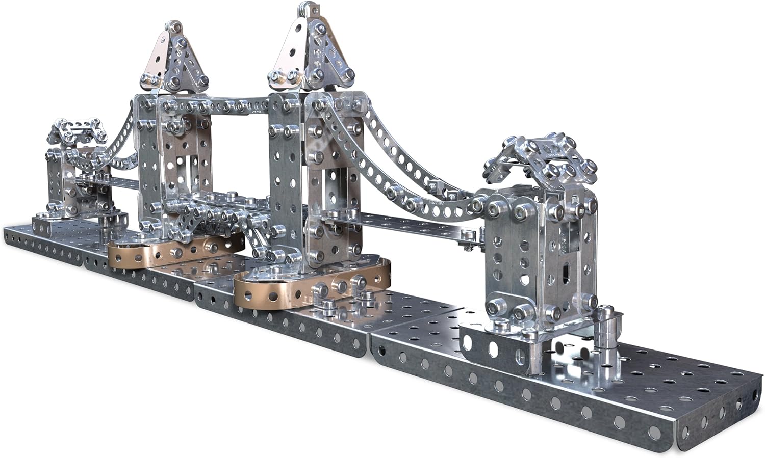 MECCANO Elite Set con Modelo para armar del Puente de la Torre: Amazon ...