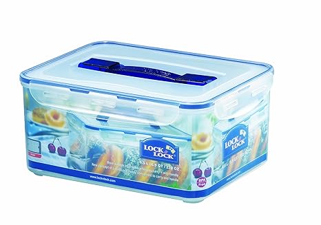 Buy Lock&Lock Classics Rectangular Container with Handle and Tray, 6.5 ...