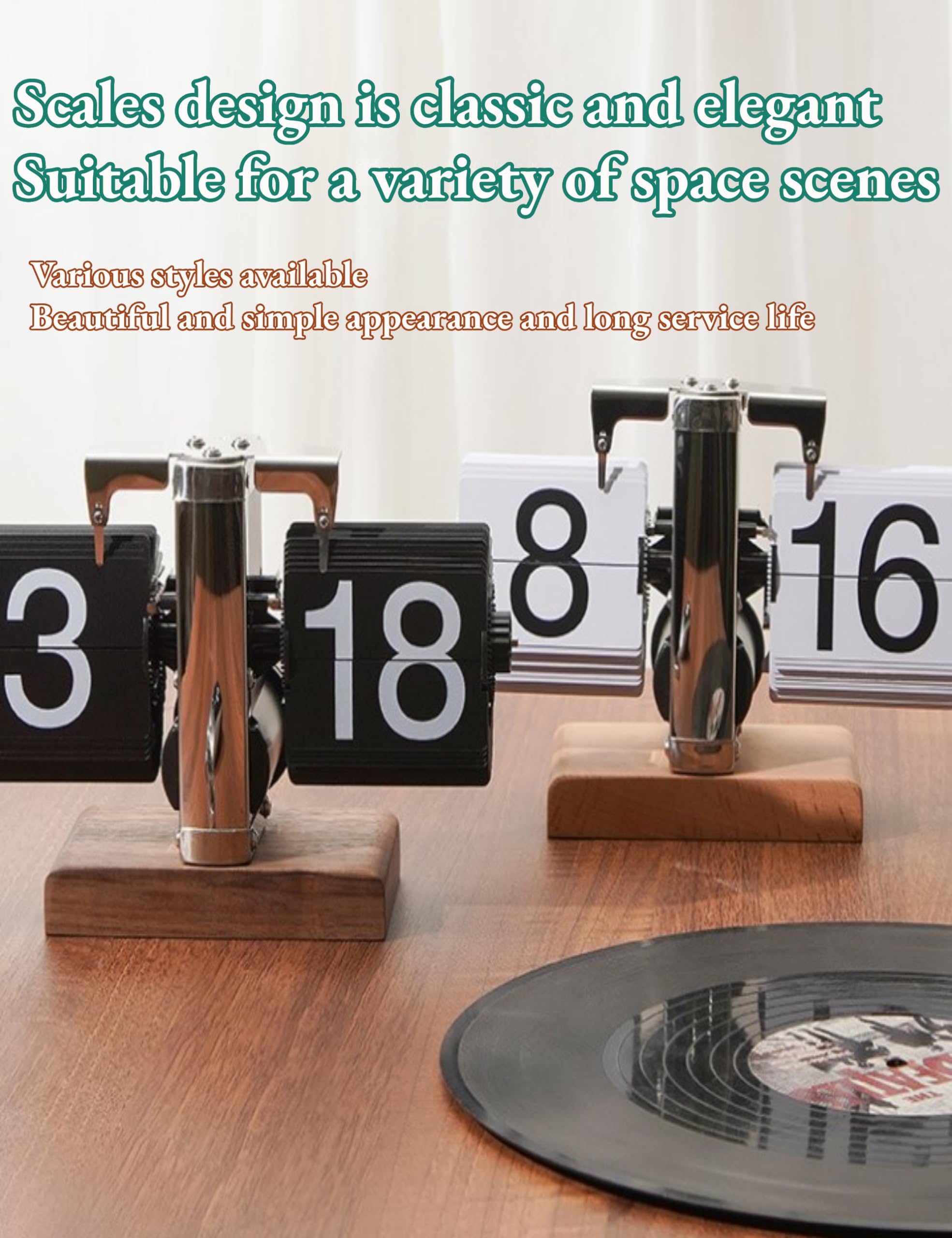 Mua Digital Flip Down Clock, Retro Automatic Page Turning Clock ...