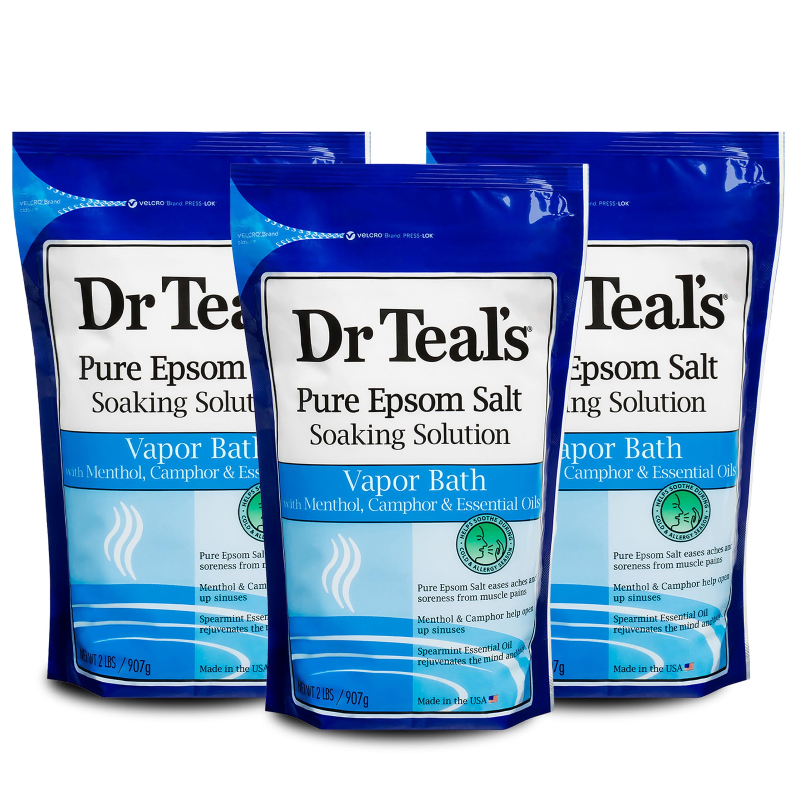 Mua Pure Epsom Magnesium Salt Soak, Vapor Bath with Menthol, Camphor ...