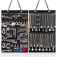 Amazon.com: shynek 2 Pack Hanging Jewelry Holder Organizer includes ...