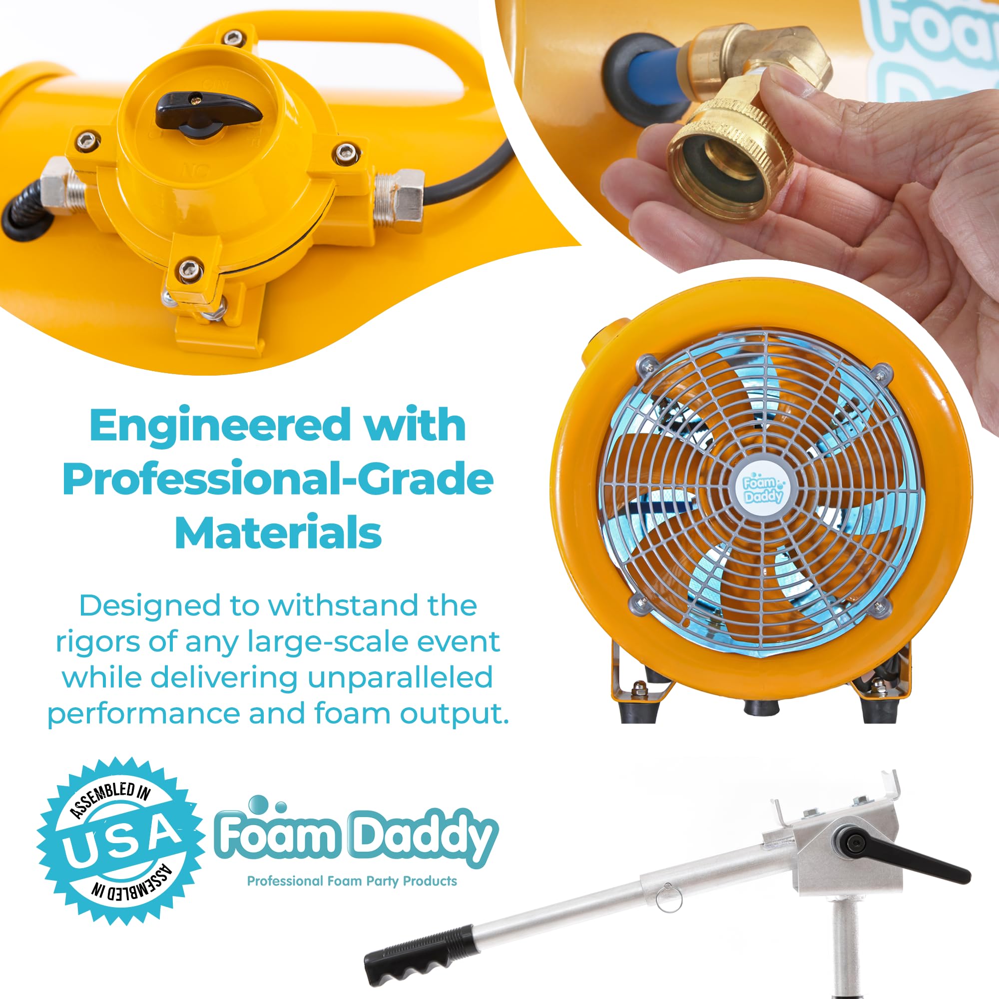 Mua FoamDaddy HD Pro Stacker Foam Cannon – Brandable High-Output Metal ...