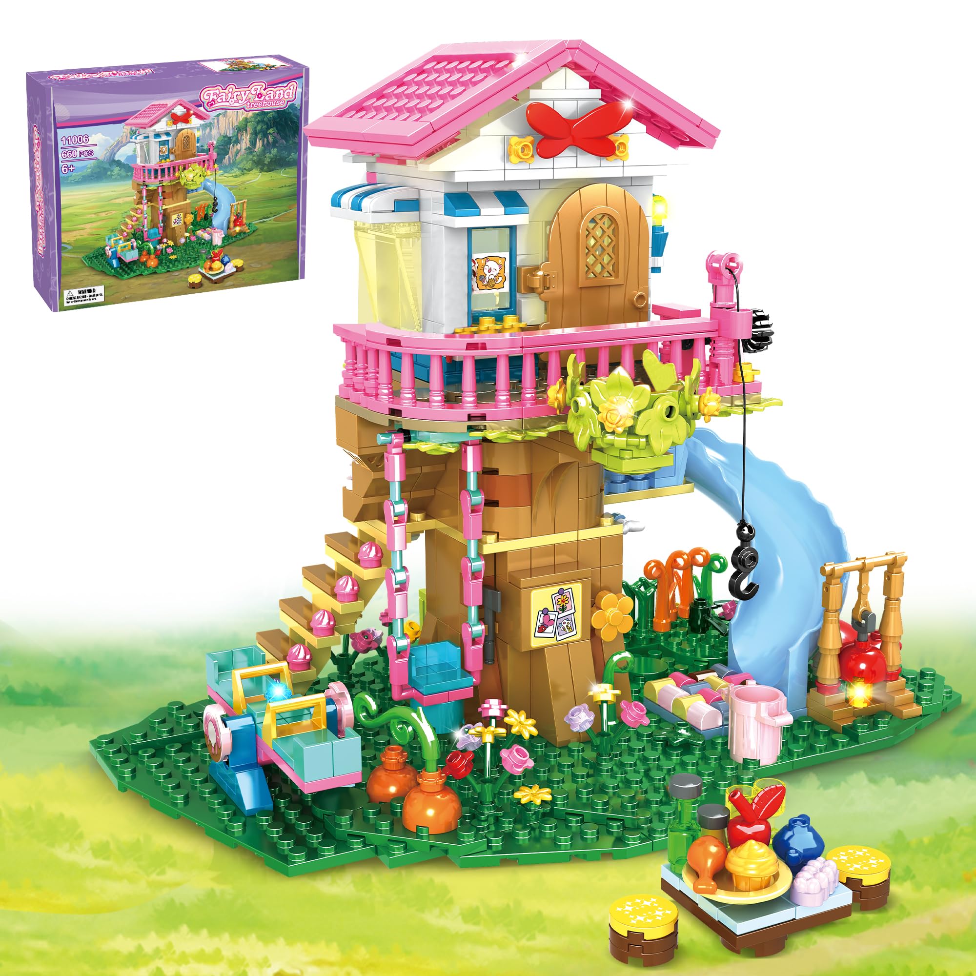 VINTOP Tree House Friends Building Toys for Girls Boys Ages 6 7 8 9 10 ...