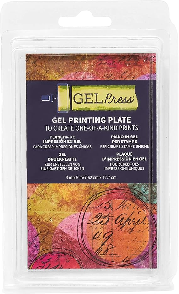Amazon.com: Gel Press Monoprinting Plate 3" x 5" 10808
