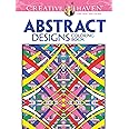 Amazon.com: Creative Haven Abstract Designs Coloring Book: Relaxing ...