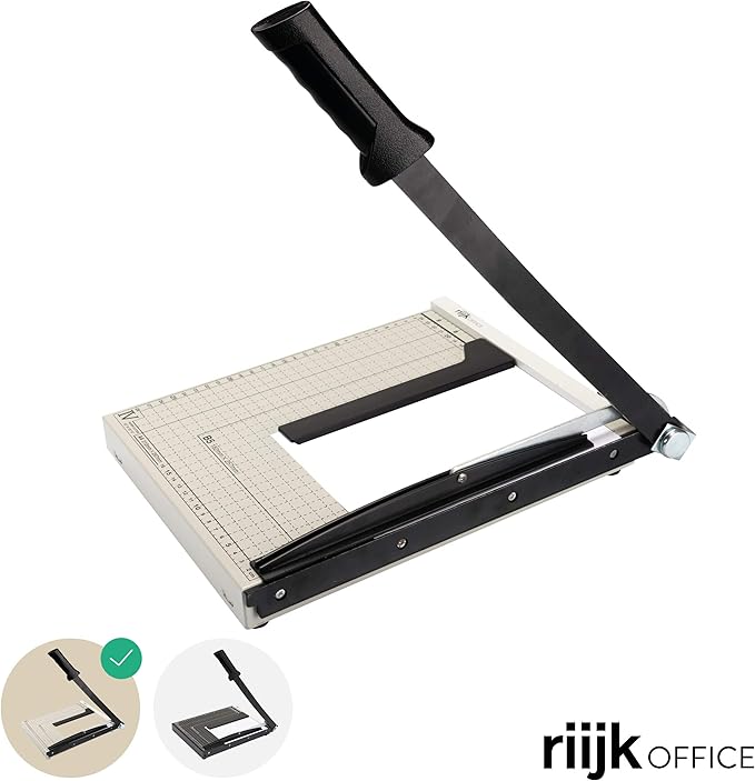 riijk Coupe-papier A4 - Coupe-papier professionnel à levier pour coupe ...