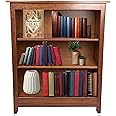 Amazon.com: Peaceful Classics 3 Tier Bookcase, Adjustable Wooden Book ...