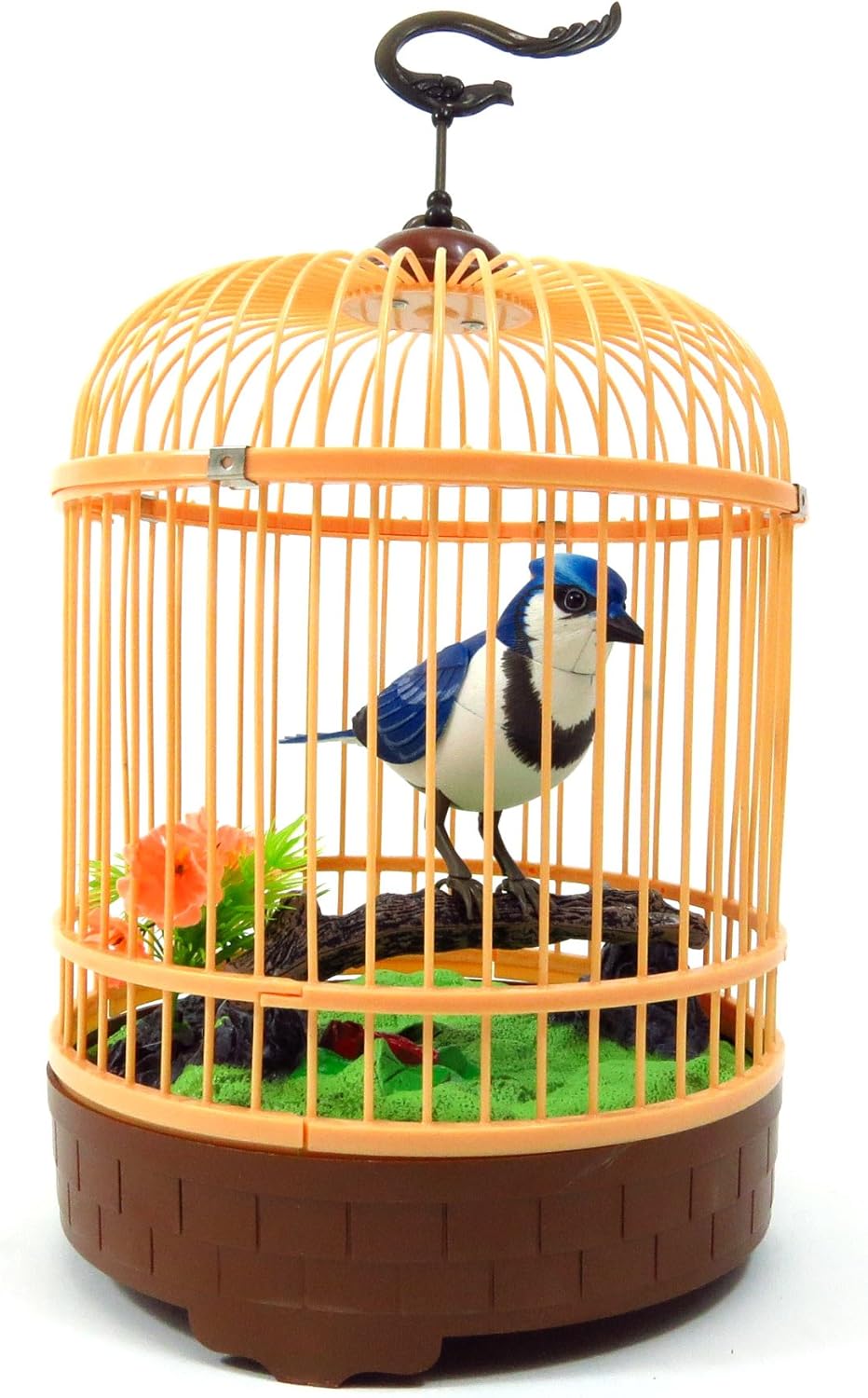 PowerTRC Singing & Chirping Bird in Cage, Realistic Sounds & Movements ...