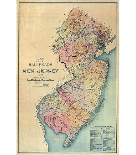 New Jersey Zip Code Map Monmouth County, NJ Zip Code Maps Premium