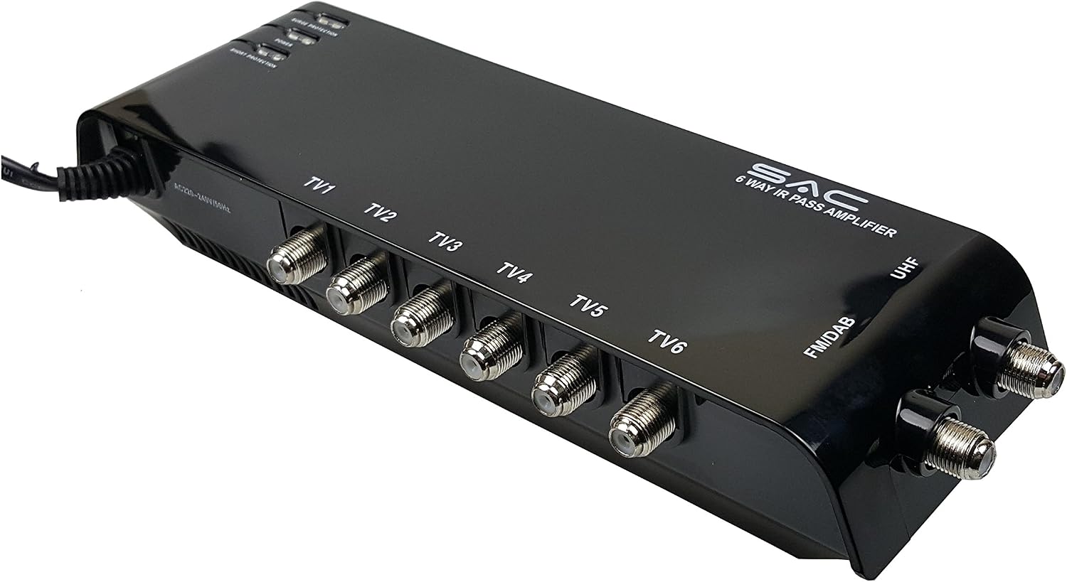 SAC 6 Way Indoor UHF/DAB IR Pass LTE Aerial Amplifier – BigaMart