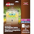 Avery Removable Durable Labels for Laser and Inkjet Printers, 4.75" x 3 ...