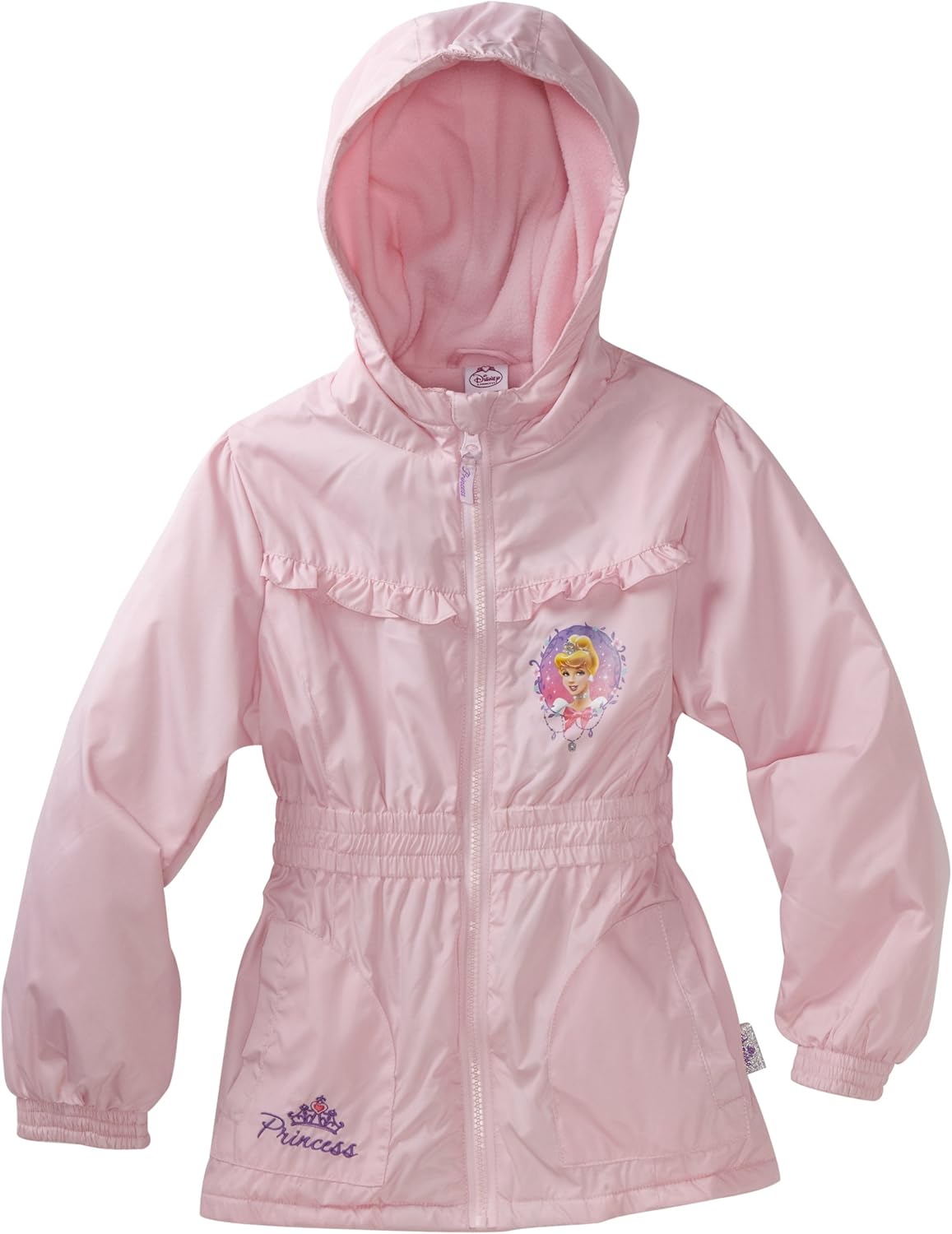 Amazon.com: Disney Princess Big Girls' Lovely Princesses Puffer Coat ...