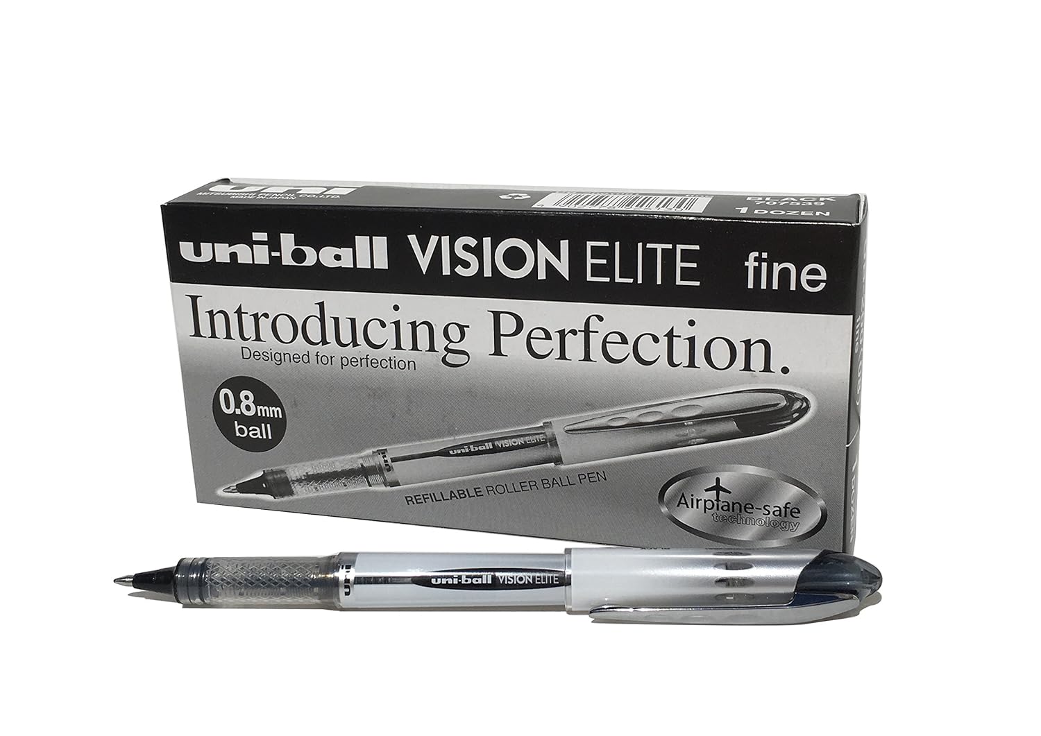 Uni-ball UB200 Vision Elite Rollerball pen - 0.8mm tip, fine point ...