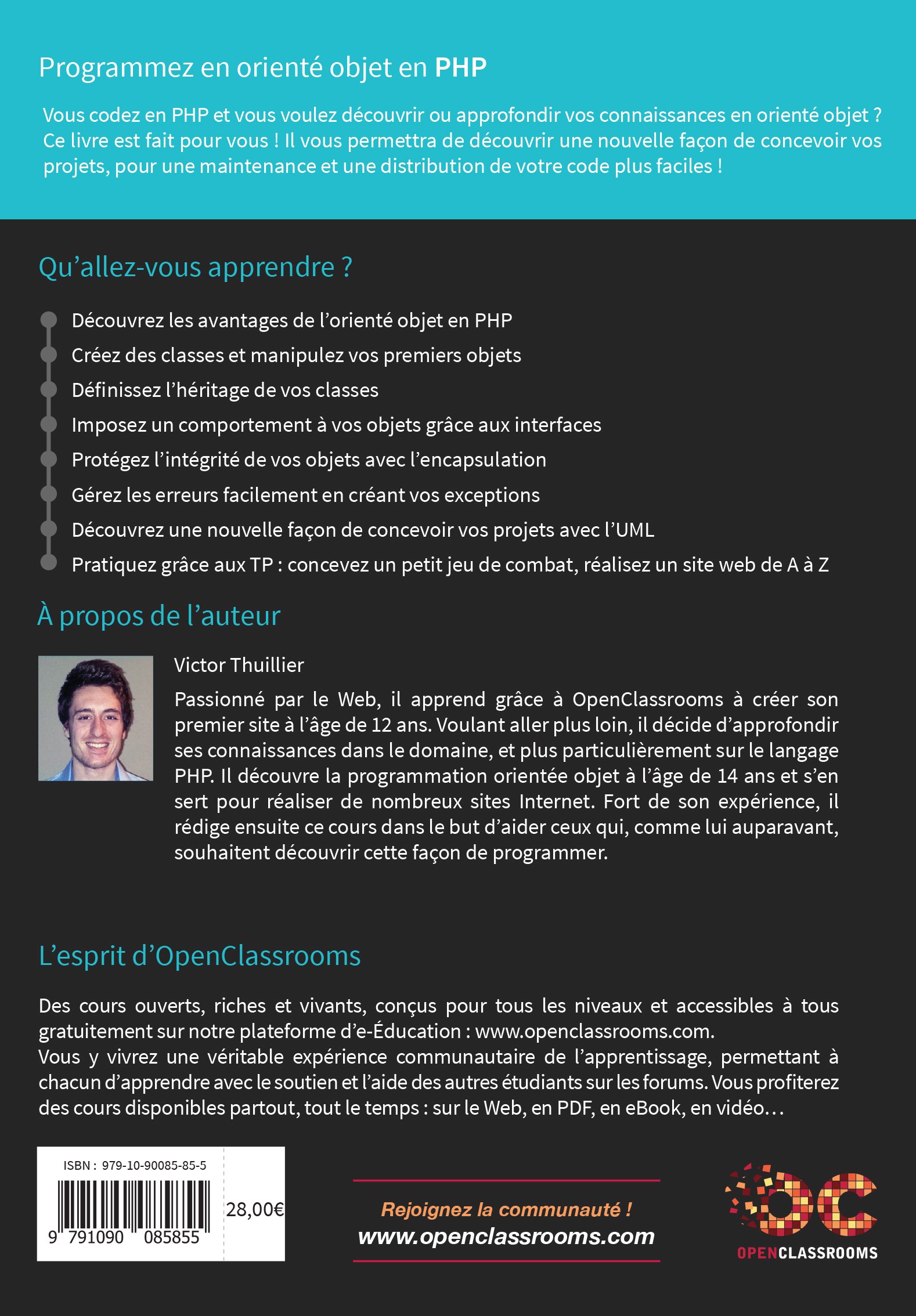 PDF Programmez en orienté objet en PHP PDF Télécharger Download
