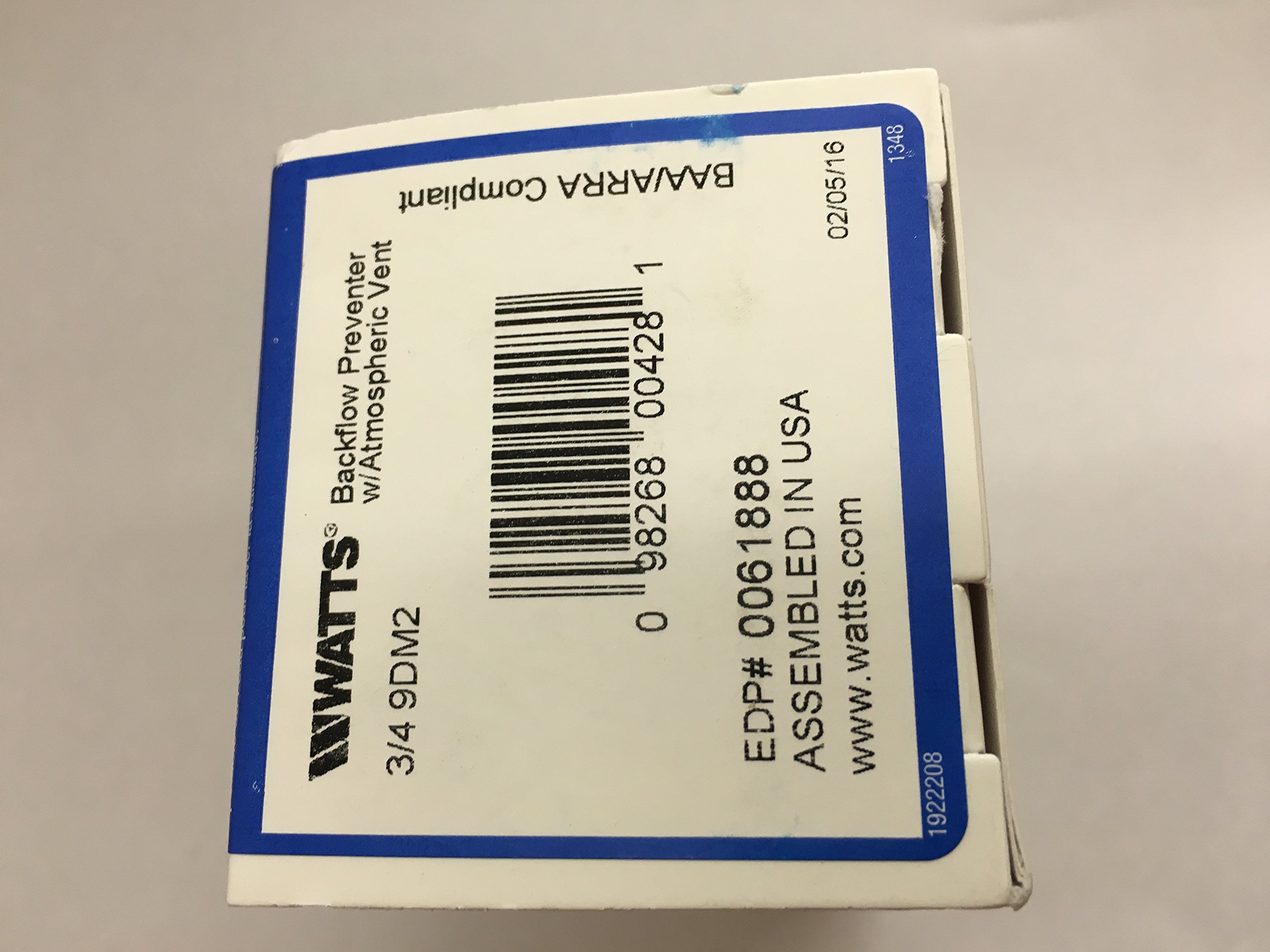 Mua Watts 9D Series 3/4" Brass Dual Check Valve Backflow Preventer ...