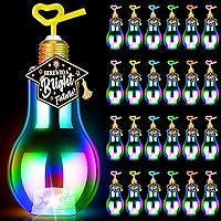 Amazon.com: 24 Pcs 400 ML LED Light Bulb Jars with Classroom Wish Cards ...