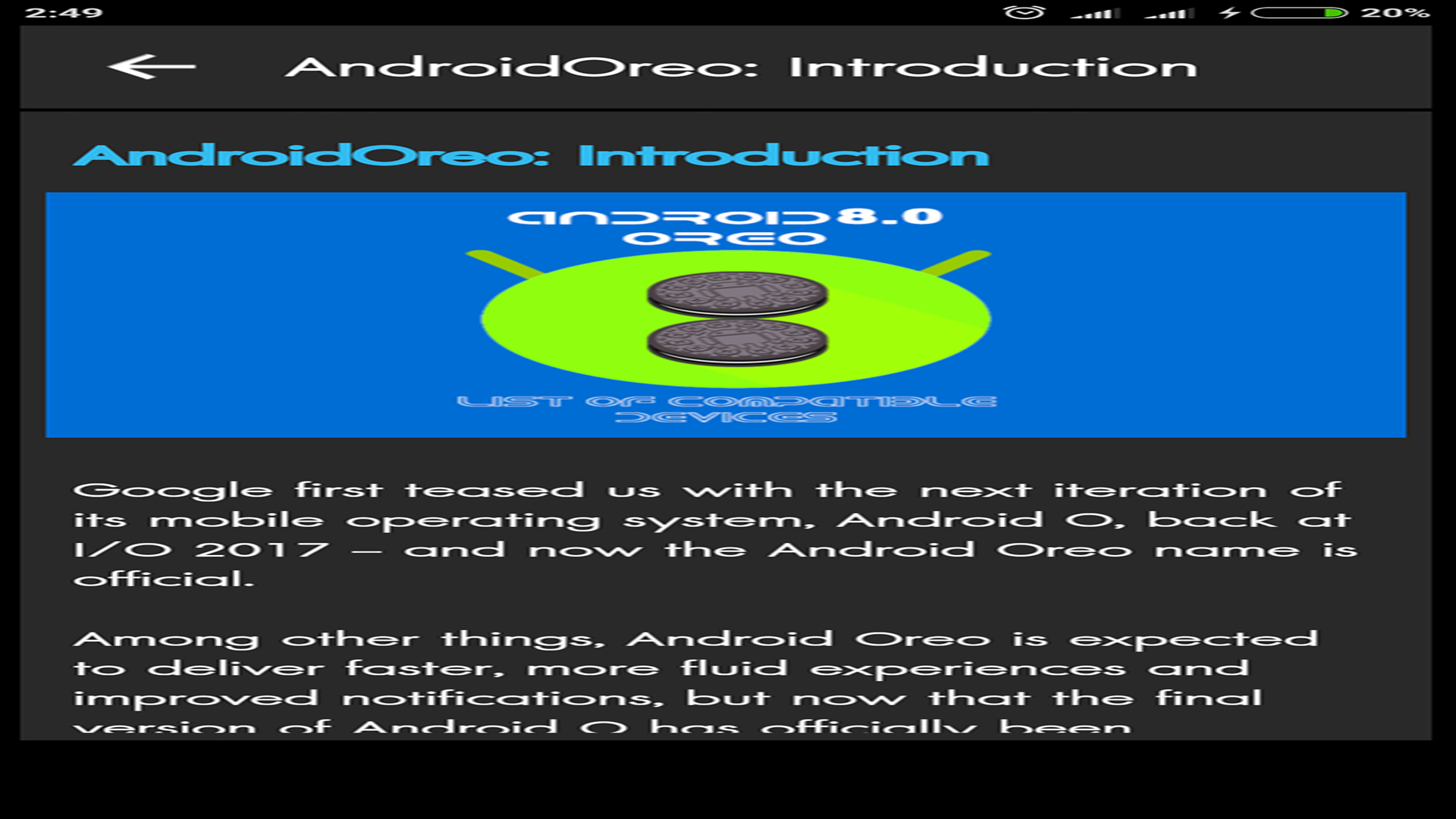 Upcoming List Phones Available Update Android 8.0:Amazon.com:Appstore ...