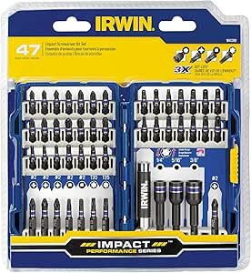 Irwin Tools 1840392 47-Piece Impact Series Fastener Drive Set: Amazon ...