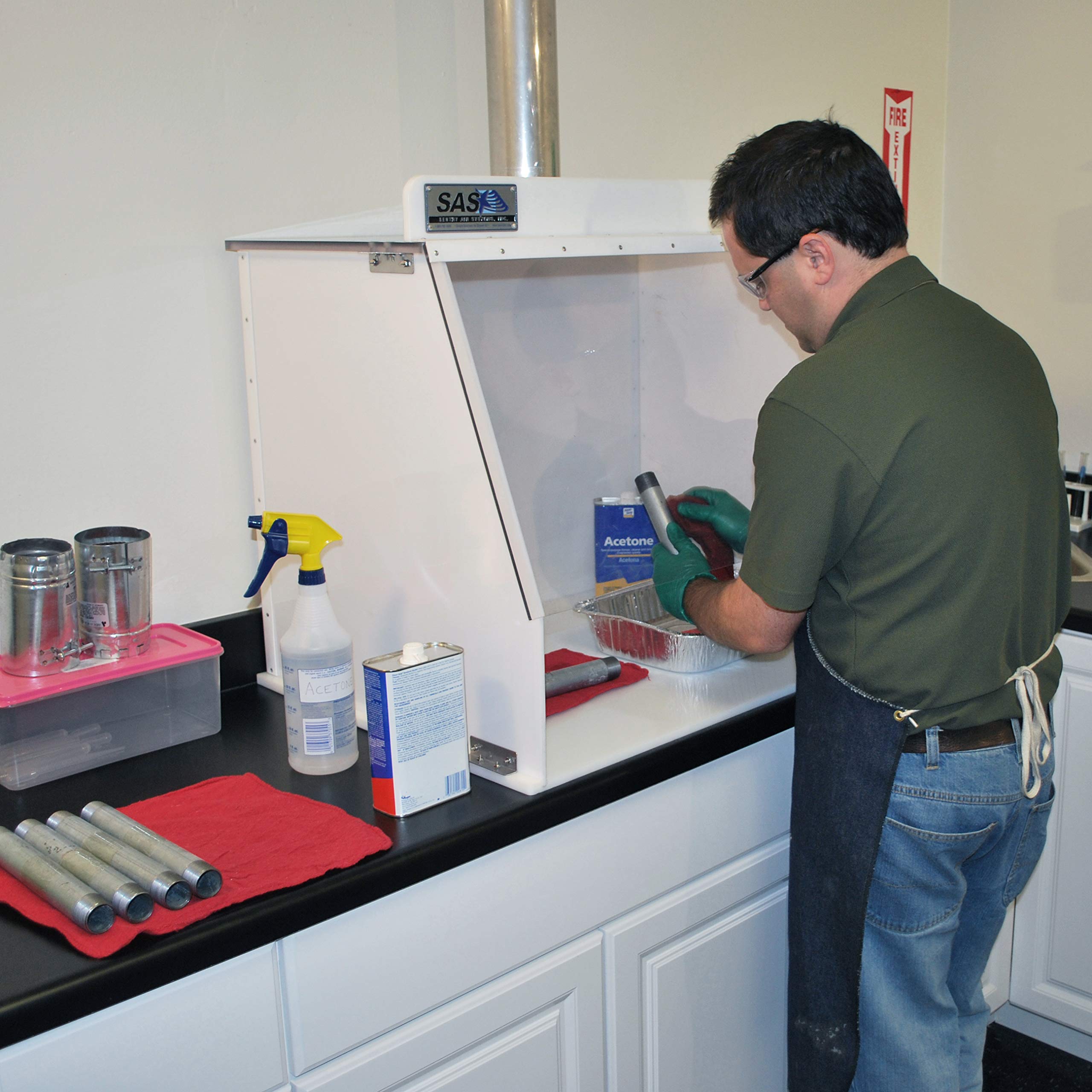 Mua 40” Wide Ducted Fume Hood, Exhaust Hood for Laboratory Fume Control ...