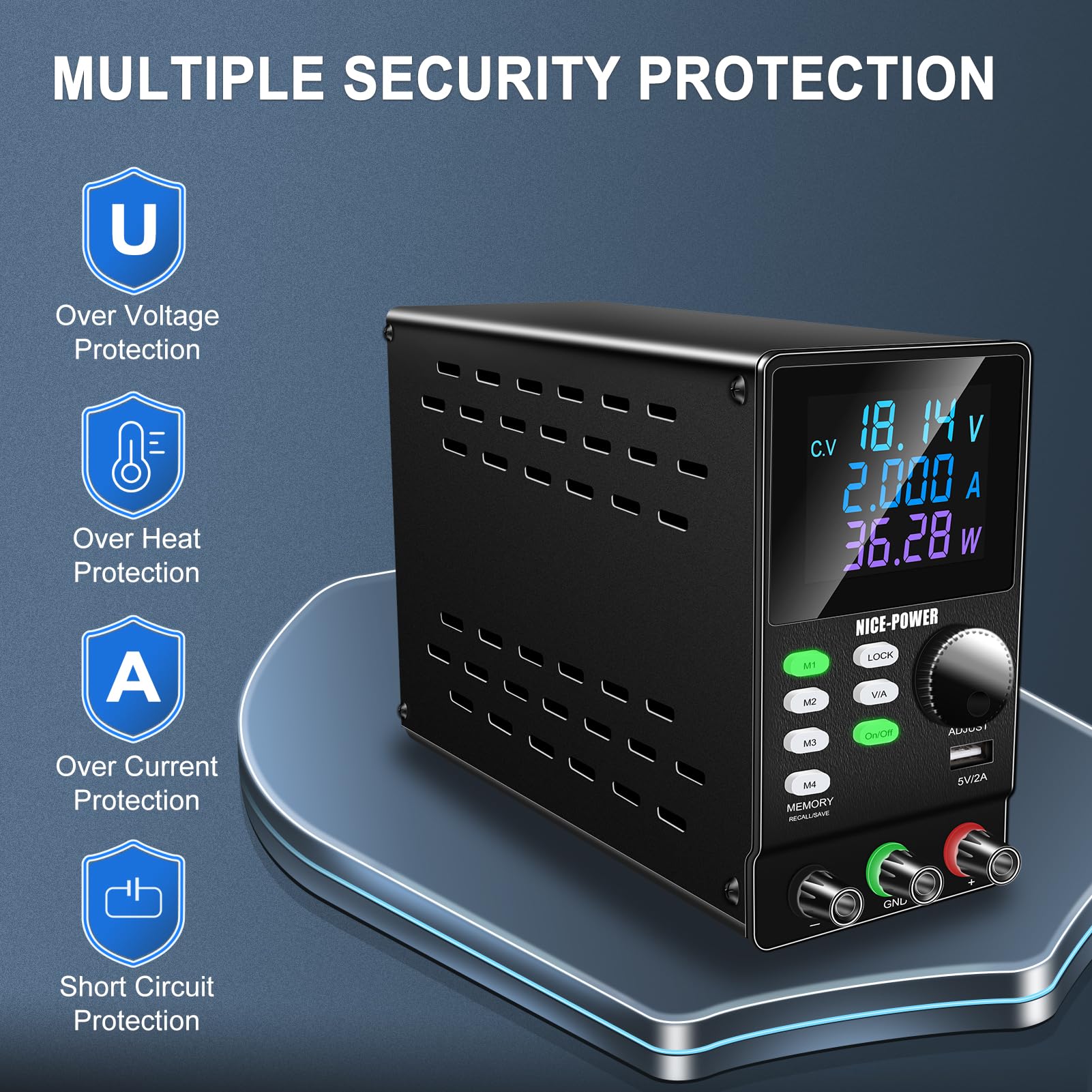 Mua NICE-POWER DC Power Supply Variable, 200V 1A High Voltage Programmable Adjustable Regulated ...