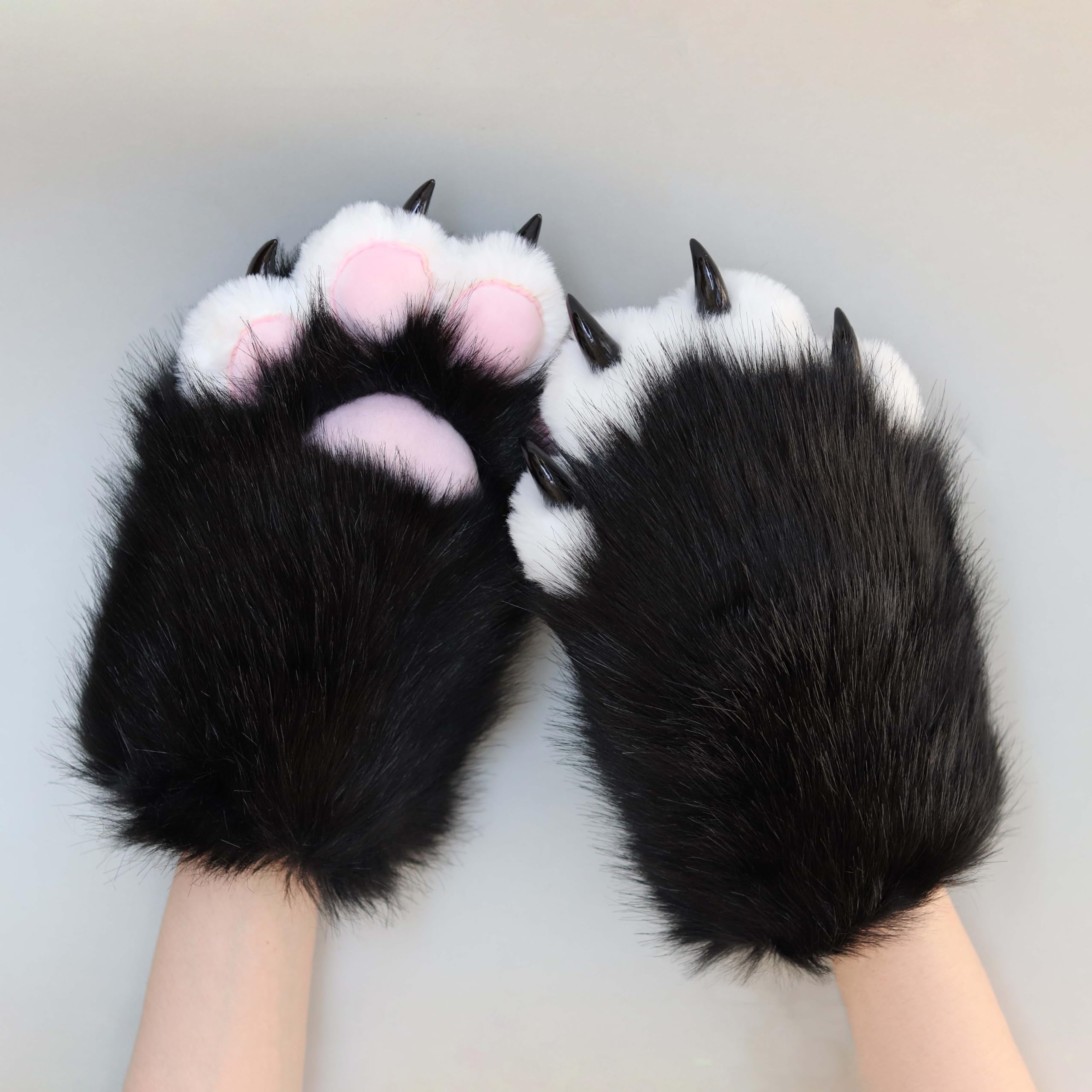 Mua NexinEstic Therian Paws Comfy Furry Paws Faux Fur Fursuit Paws ...