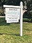 Amazon.com : 4Ever Products Vinyl PVC Real Estate Sign Post - White - 6 ...