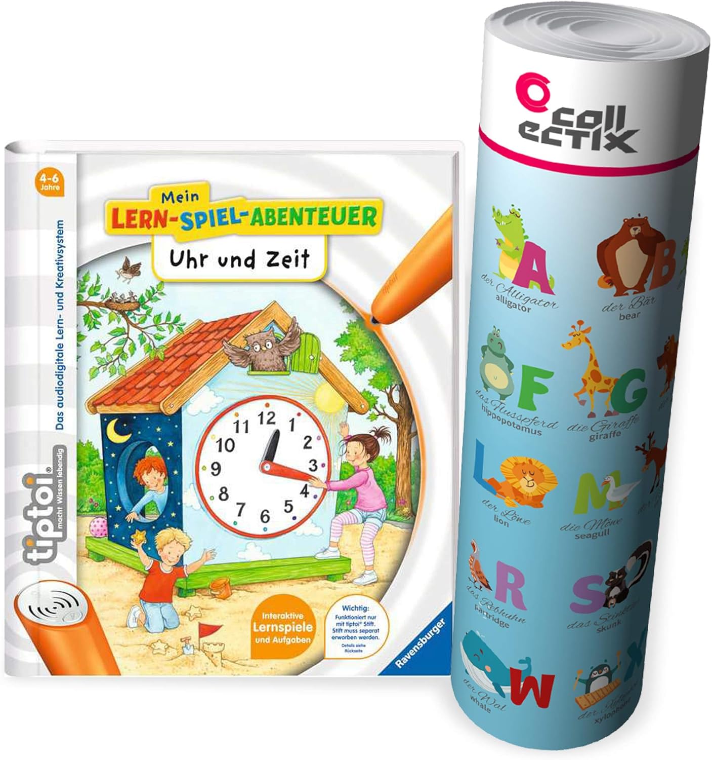 Collectix Ravensburger tiptoi Book – My Learning Game Adventure | Clock ...