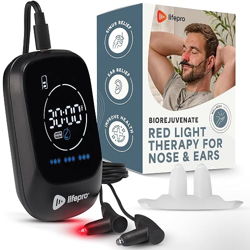 Lifepro Red Light Therapy Device for Nose & Ears, Rechargeable Near ...