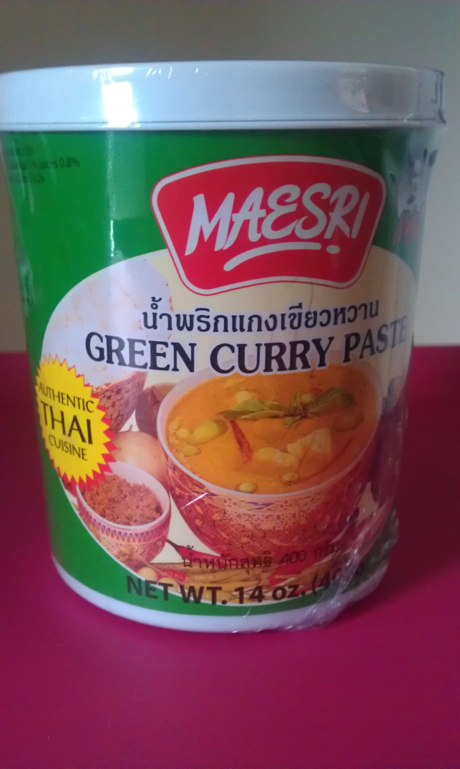 Amazon.com : Maesri Red Curry Paste 14oz : Curry Sauces : Grocery ...