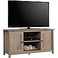 Amazon.com: Sauder County Line Panel TV Stand, For TVs up to 47", Salt ...