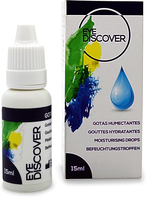 EYE DISCOVER Augentropfen mit Hyaluronsäure, Benetzungstropfen mit ...