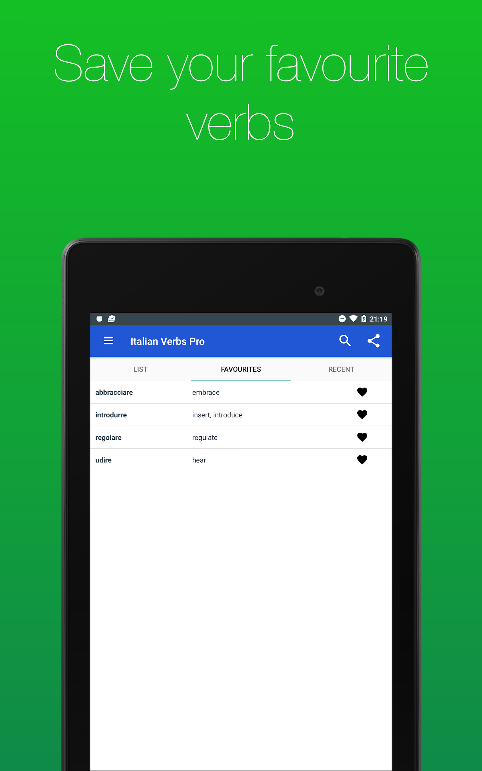 Italian Verb Conjugator:Amazon.co.uk:Appstore for Android